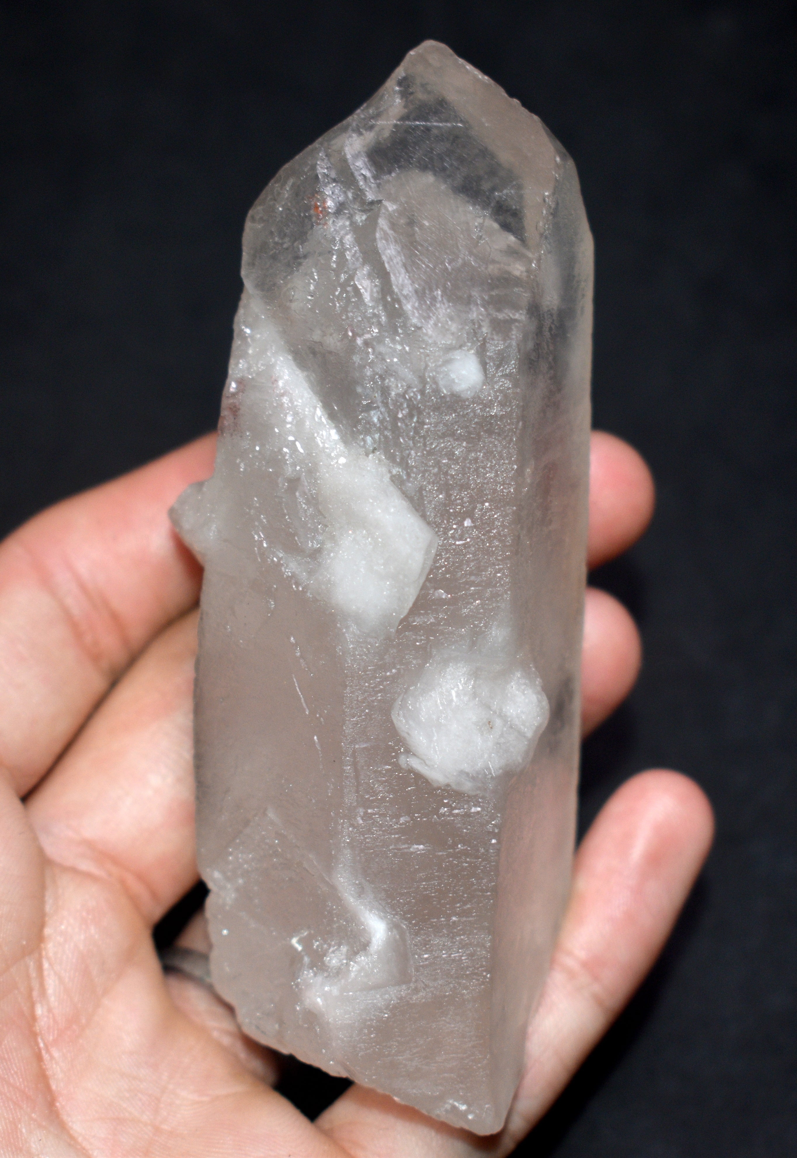 Natural Phantom Quartz Crystal Point – Healing Stone for Clarity & Gro – Crystal Empire Siri