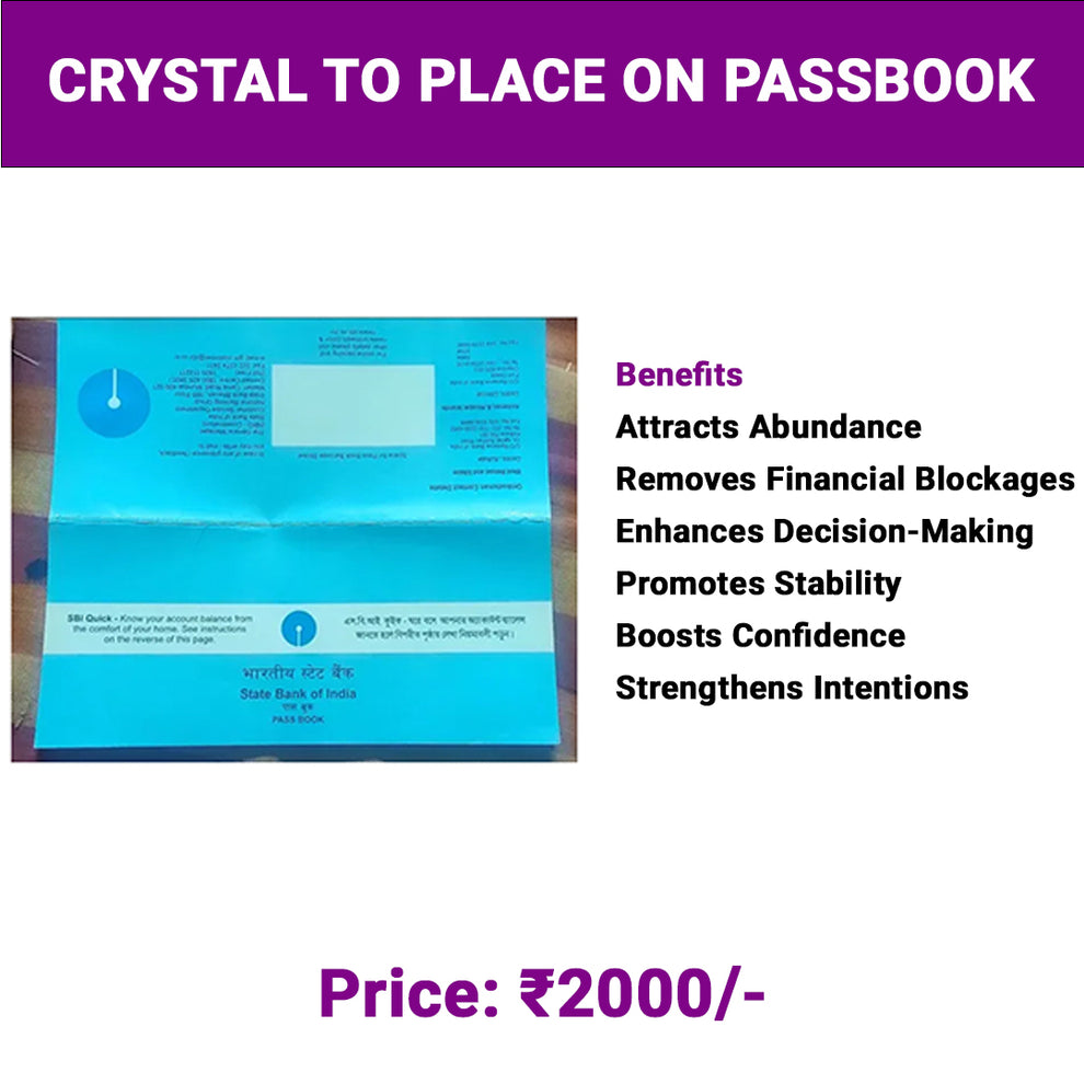 Crystal to place on Bank Passbook – Crystal Empire Siri