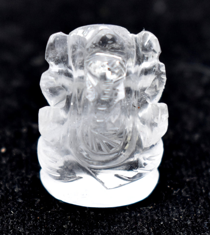 CLEAR HIMALAYAN QUARTZ Crystal Ganesh - Lord Ganesh Statue, Crystal Ca ...