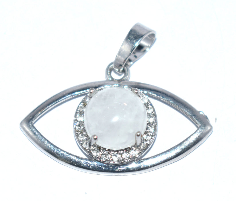 White Crystal Locket, {Weight - 8.15 Gram} – Crystal Empire Siri