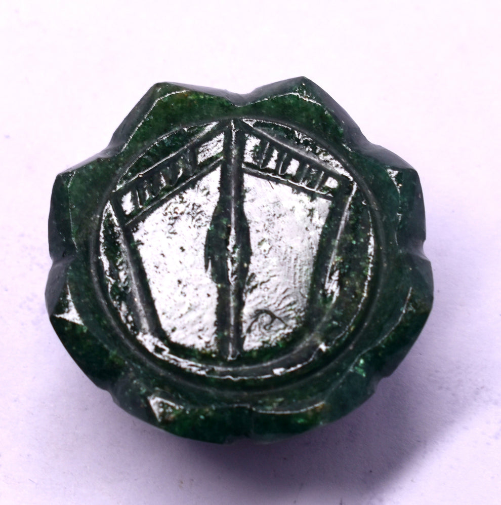 Natural Dark Green Aventurine Lakshmi Charan Padoka – Crystal Empire Siri