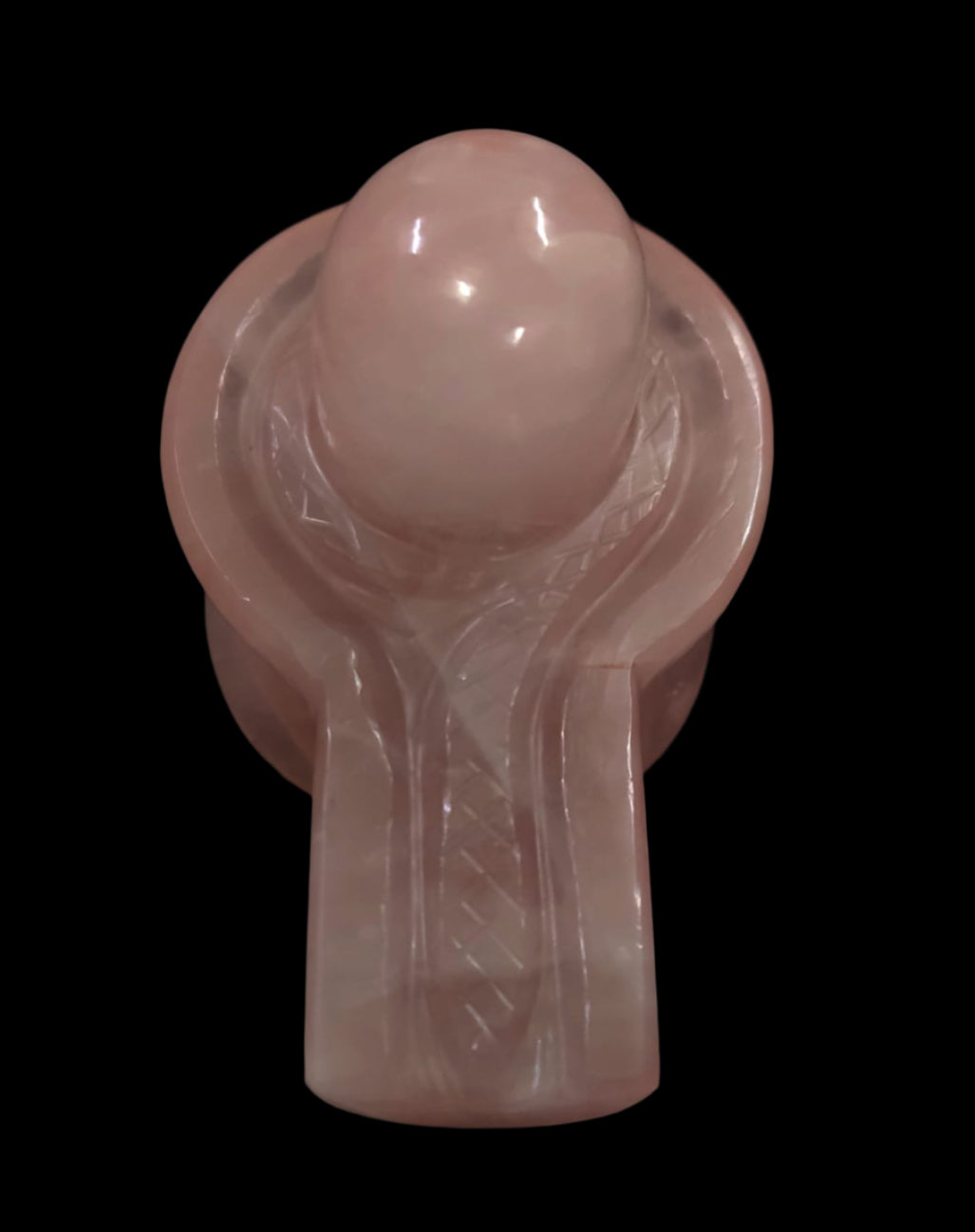 Very Beautiful Rose Quartz Shivling - { Weight- 175.20 Gram } – Crystal ...