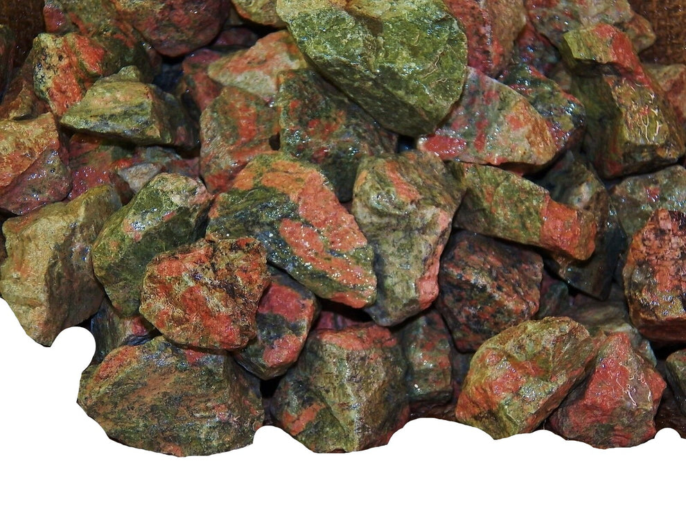Unakite Raw Crystal Stone, – Crystal Empire Siri